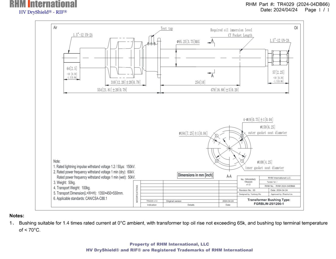 Do You Need A Like-For-Like Transformer Bushing Replacement? - RHM ...